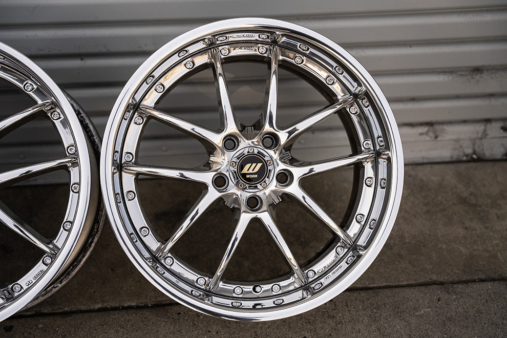 18" Work VS-SS [Reverse Lip] (Used Wheels Built to Order) – Sensei 6