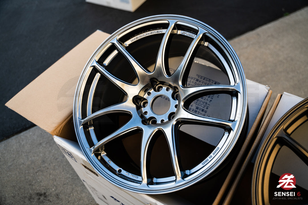Work Emotion CR Kiwami / 18x9.5 +12 / 5x114.3 / GT Silver (GTS) – Sensei 6